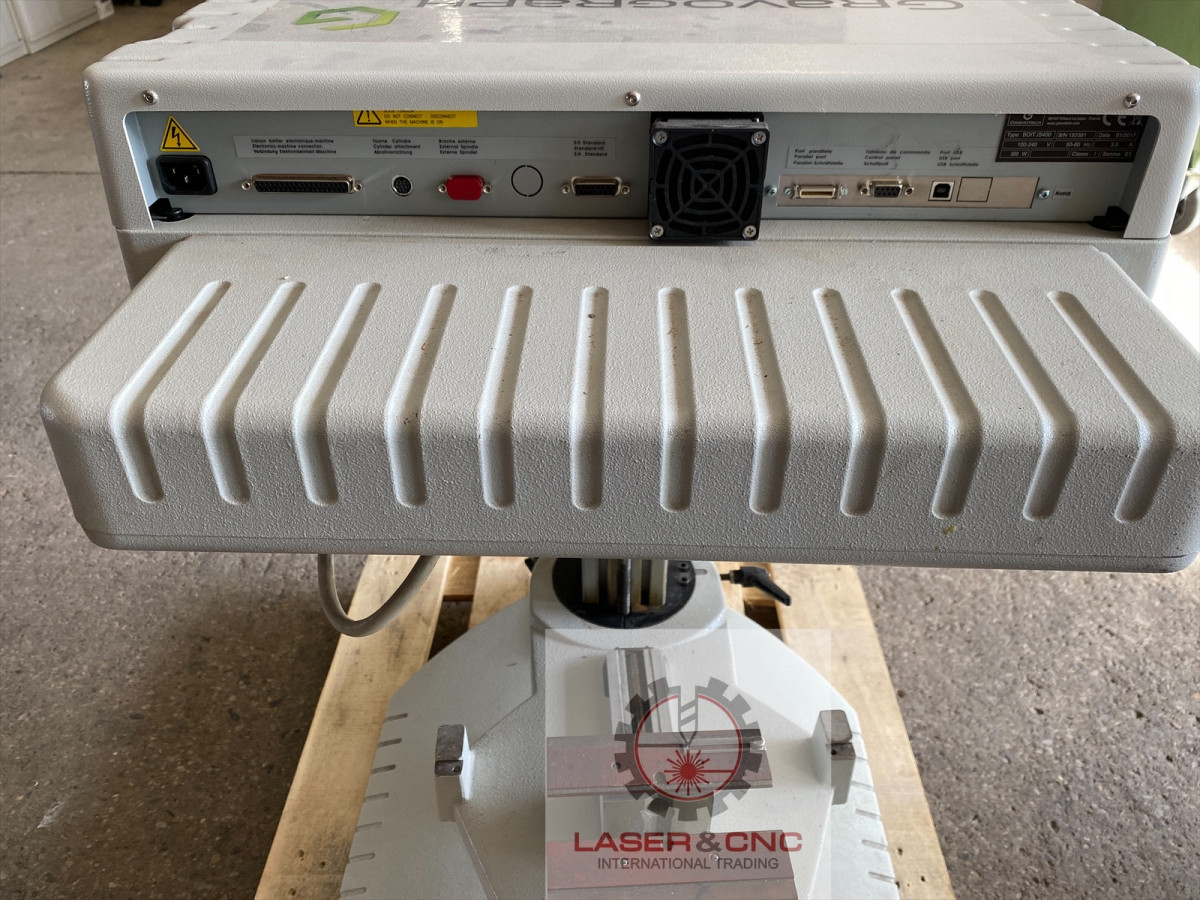 Gravograph Graviermaschine IS400 Volumen + Software + Zubehör – Laser ...