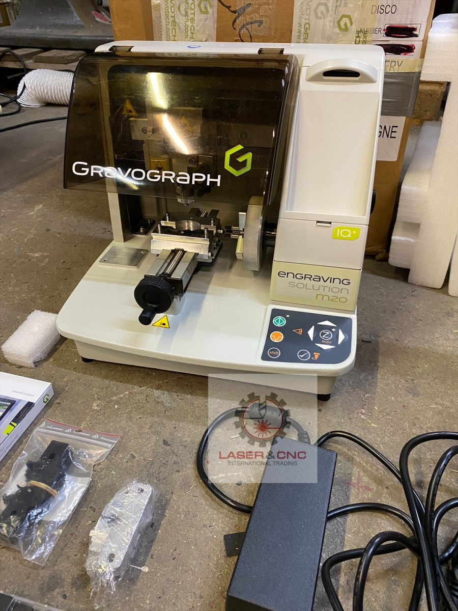 Gravograph Graviermaschine M20 IQ Juwelier+Software GS8 +Zubehör ...