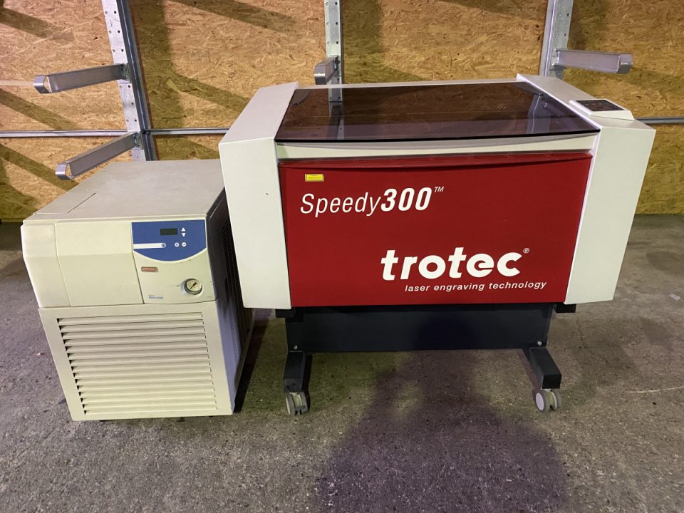 Trotec Speedy 300 Co2 Laser 105 Watt Lasermaschine +Wasserkühlung ...